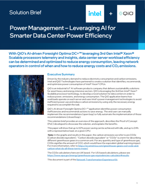 Power Management – Leveraging AI for Smarter Data Center Power ...